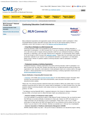 Fillable Online nccdp Continuing Education Credit Information - nccdp ...