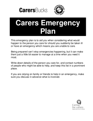 Fillable Online Disaster Planning and Emergency Preparedness for Students Fax Email Print ...