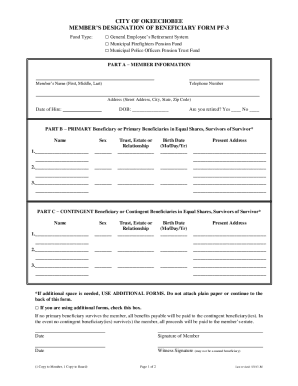 Fillable Online Overview / Municipal Police and Fire Plans / Local ...