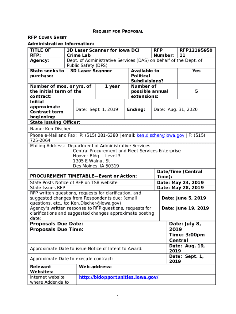 Request for Proposal (RFP)Decorah Community School ... Doc Template ...