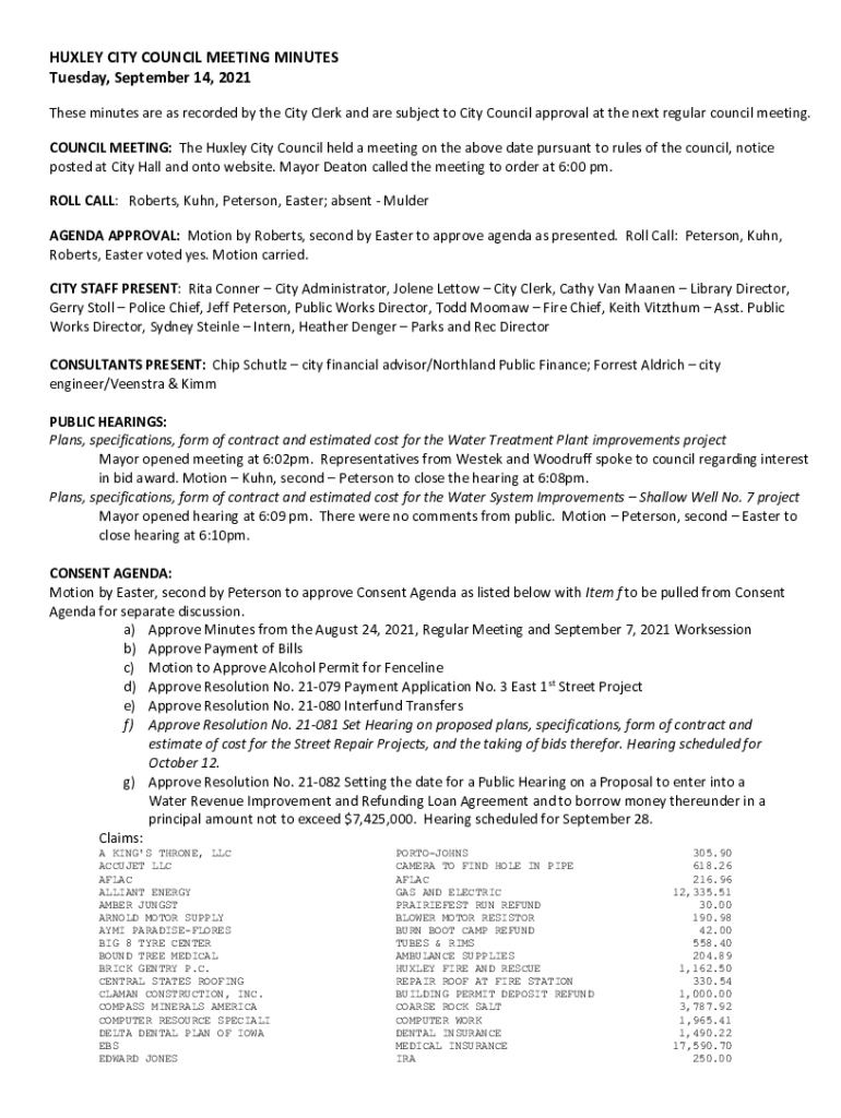 Fillable Online posted at City Hall and onto website Fax Email Print ...