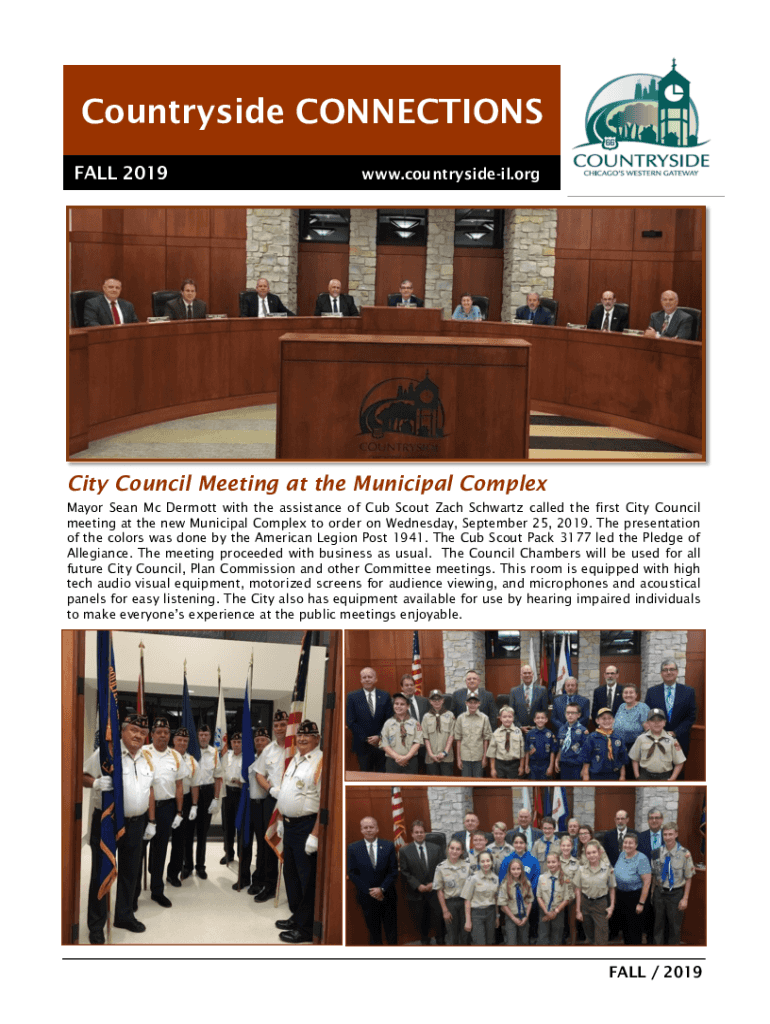 Fillable Online Countryside CONNECTIONS - City of Countryside Fax Email ...