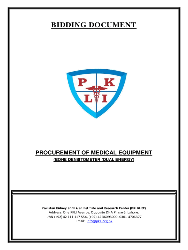 Fillable Online PKLI - Pakistan Kidney and Liver Institute and Research ...
