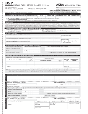 Fillable Online KIM of DSP FMP Series 270 - 1144 Days Fax Email Print ...