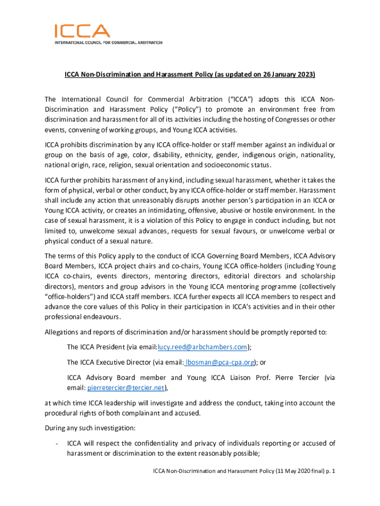 Fillable Online 1 This is the full draft of the Agreement. TABLE OF ...