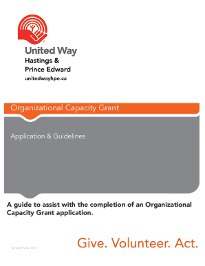 Fillable Online CAPACITY BUILDING GRANT APPLICATION FORM ... Fax Email ...