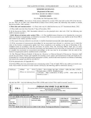 Fillable Online Notification-SO-270 - Income Tax Department Fax Email ...