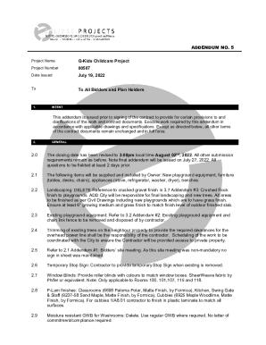 Fillable Online List of Projects Out For Bid Fax Email Print - pdfFiller