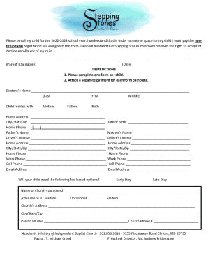Fillable Online Early Education (EEP)Nicholas Sheran Elementary School Fax Email Print - pdfFiller