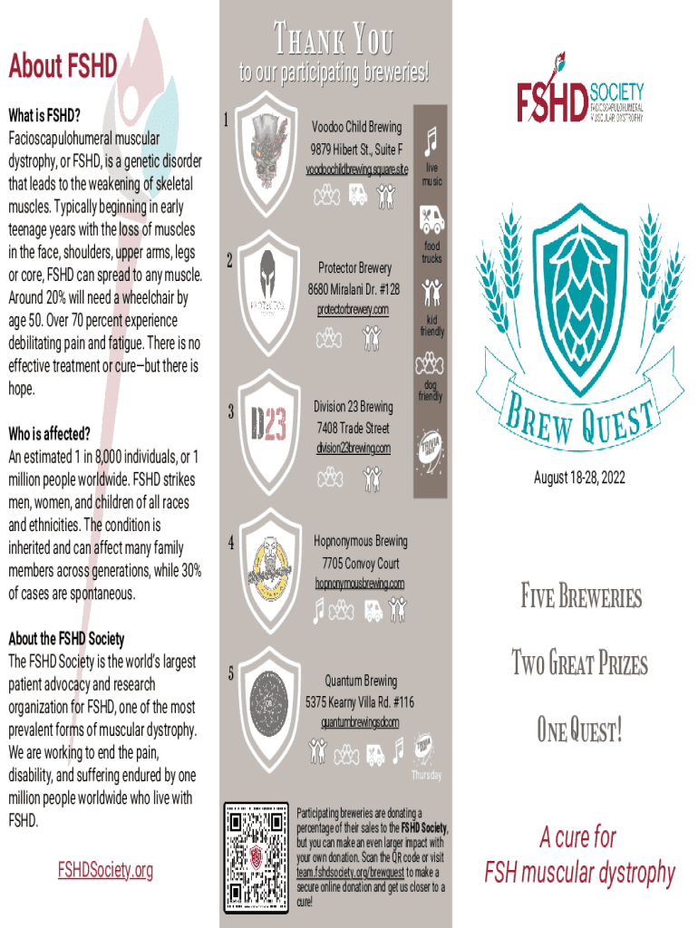 Fillable Online What is FSHD? Learn About Condition &FSHD Society Fax ...