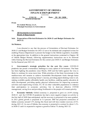 Fillable Online Who's Who - Finance Department - Government Of Odisha Fax Email Print - pdfFiller