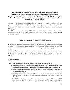 Fillable Online Guidance of CNIPA-NIPO PPH Request Fax Email Print ...