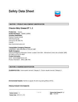 Fillable Online MATERIAL SAFETY DATA SHEET CAM2 ULTRA 580 EP#2 w ... Fax Email Print - pdfFiller