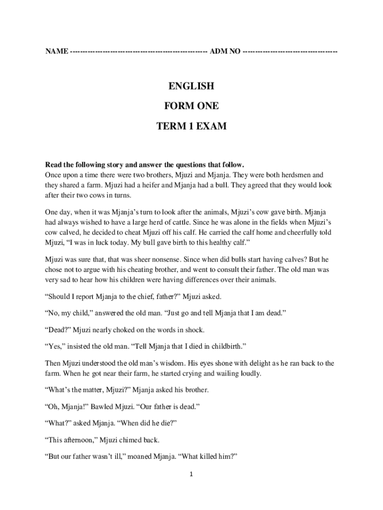 Fillable Online English Form One Pages 101-130 - Flip PDF Download Fax ...