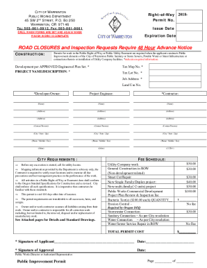 Fillable Online Public Works Template Fax Email Print - pdfFiller