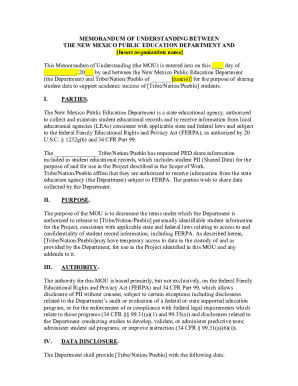 Fillable Online Sample memorandum of understanding Fax Email Print - pdfFiller