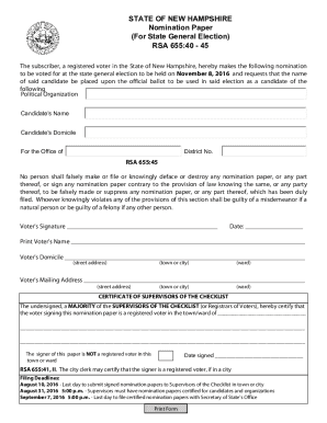 Fillable Online Ballot access requirements for political parties in New ...