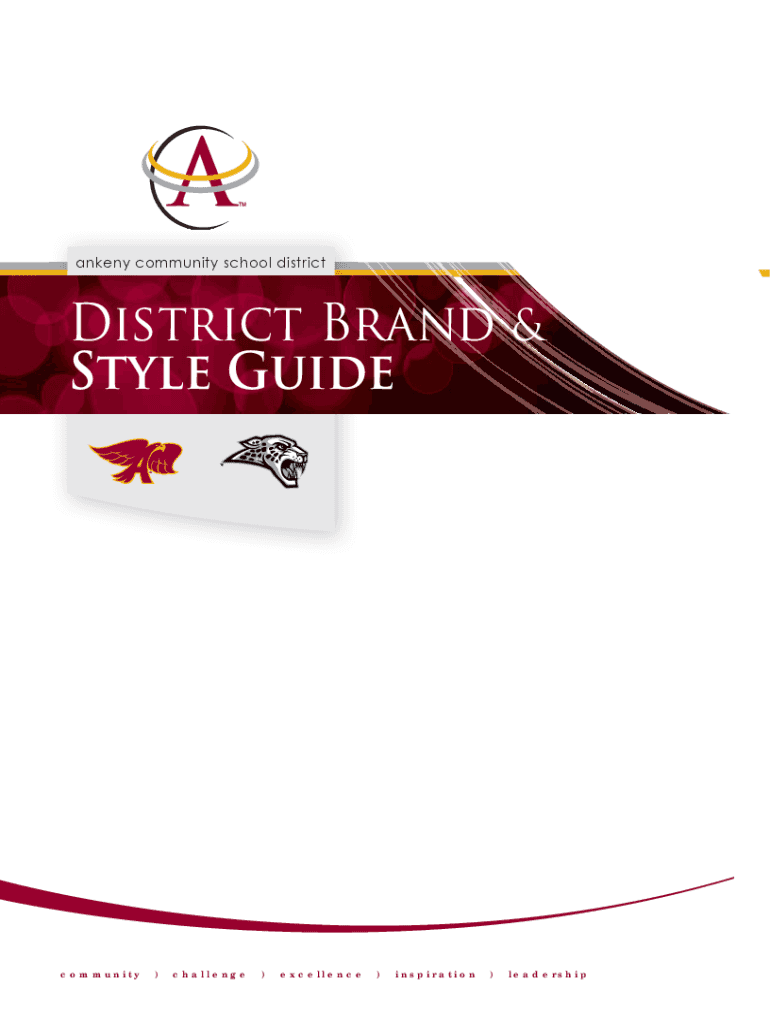Fillable Online Logos and Brand Guide - Ankeny Community School District Fax Email Print - pdfFiller