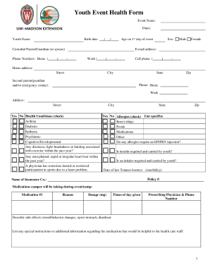 Fillable Online Annual Youth Consent Form - eCatholic Fax Email Print ...