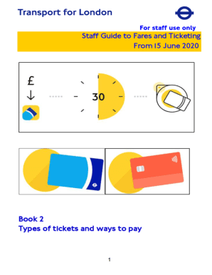 Fillable Online Staff Guide to fares and ticketing - PDF Free Download ...