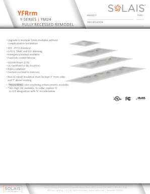 Fillable Online Dimming Sheets - Solais Lighting Fax Email Print - pdfFiller