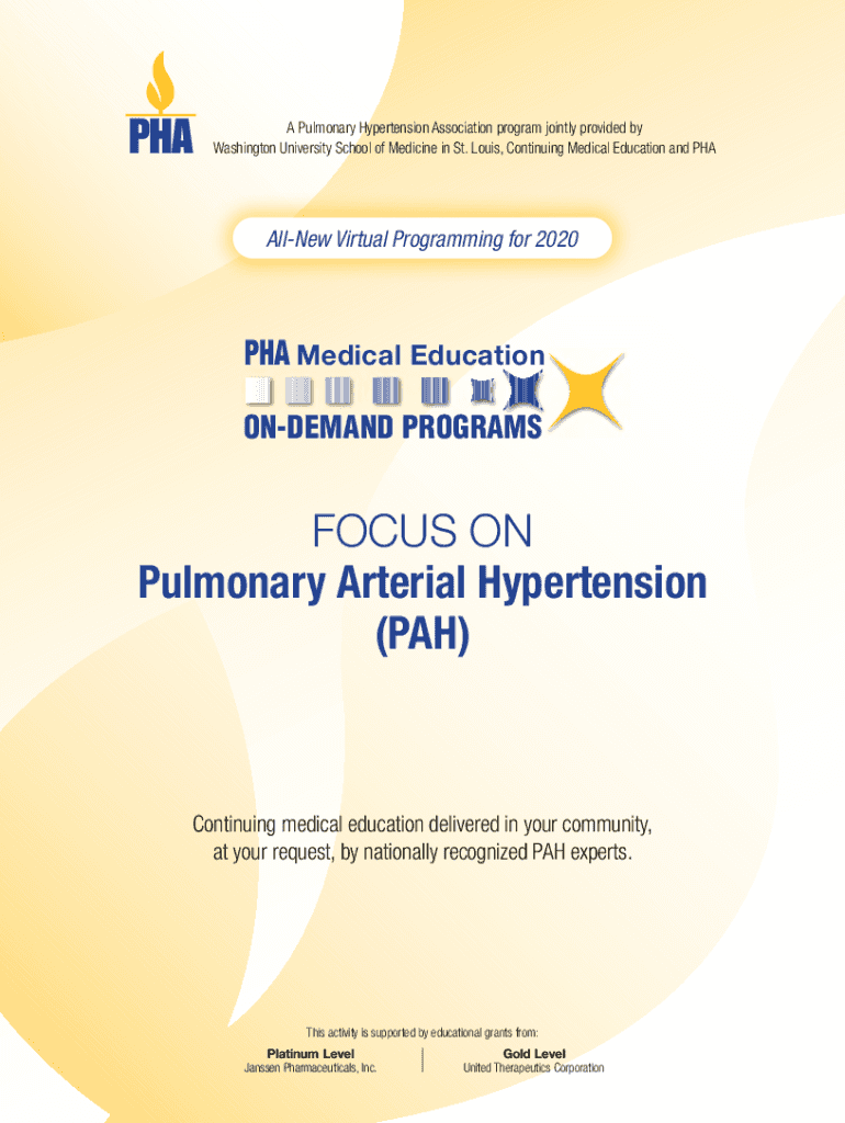 Fillable Online What's new in pulmonary hypertension clinical research ...