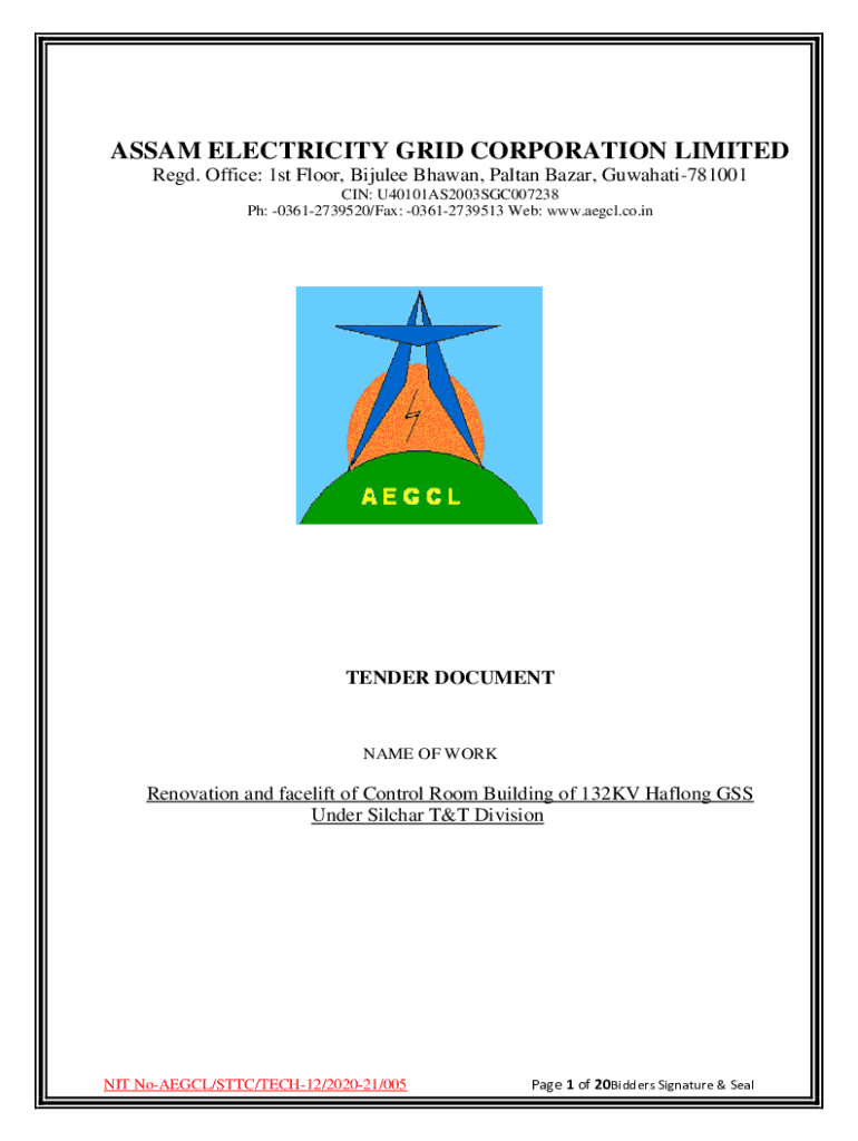 Fillable Online Assam Electricity Grid Corporation Limited - Kompass ...