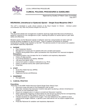 Fillable Online What is a Policy vs Procedure vs SOP Fax Email Print ...