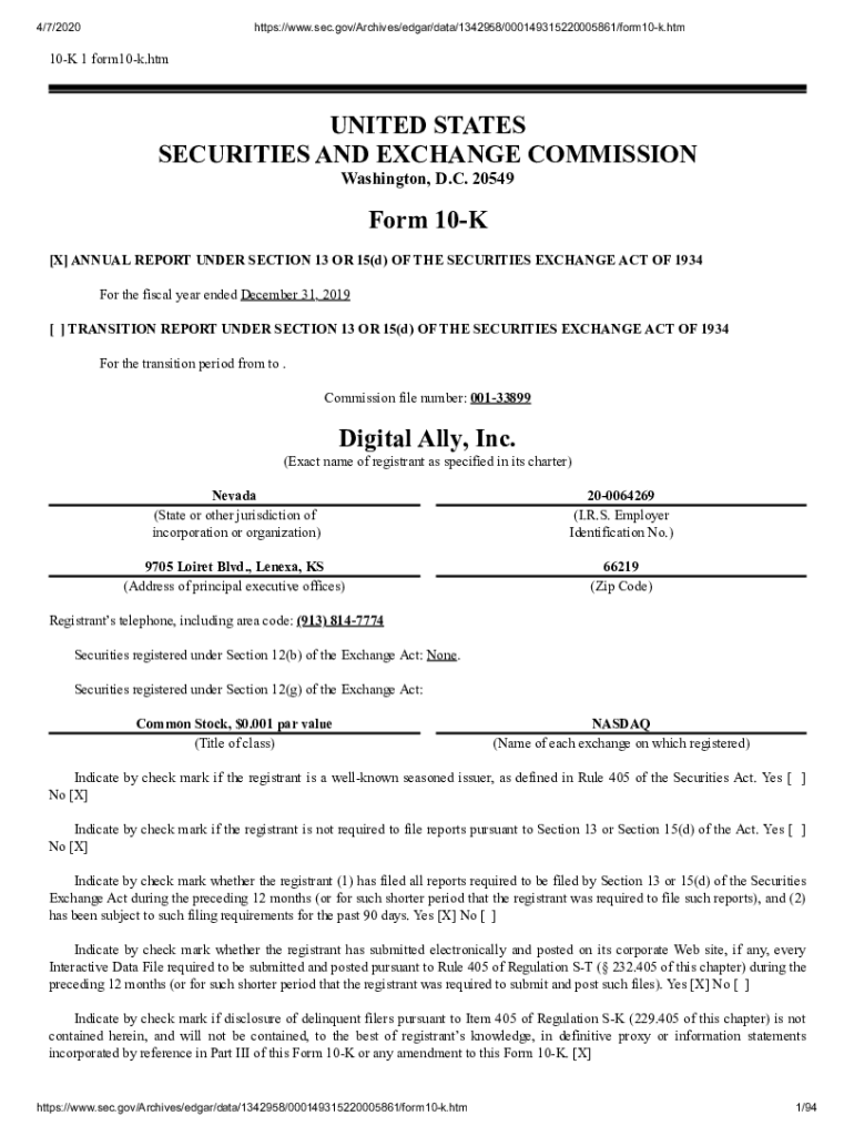 Fillable Online gov/Archives/edgar/data/1342958/000149315220005861 ...