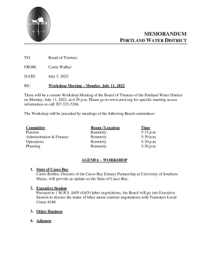 Fillable Online legal notice - Portland Water District Fax Email Print ...