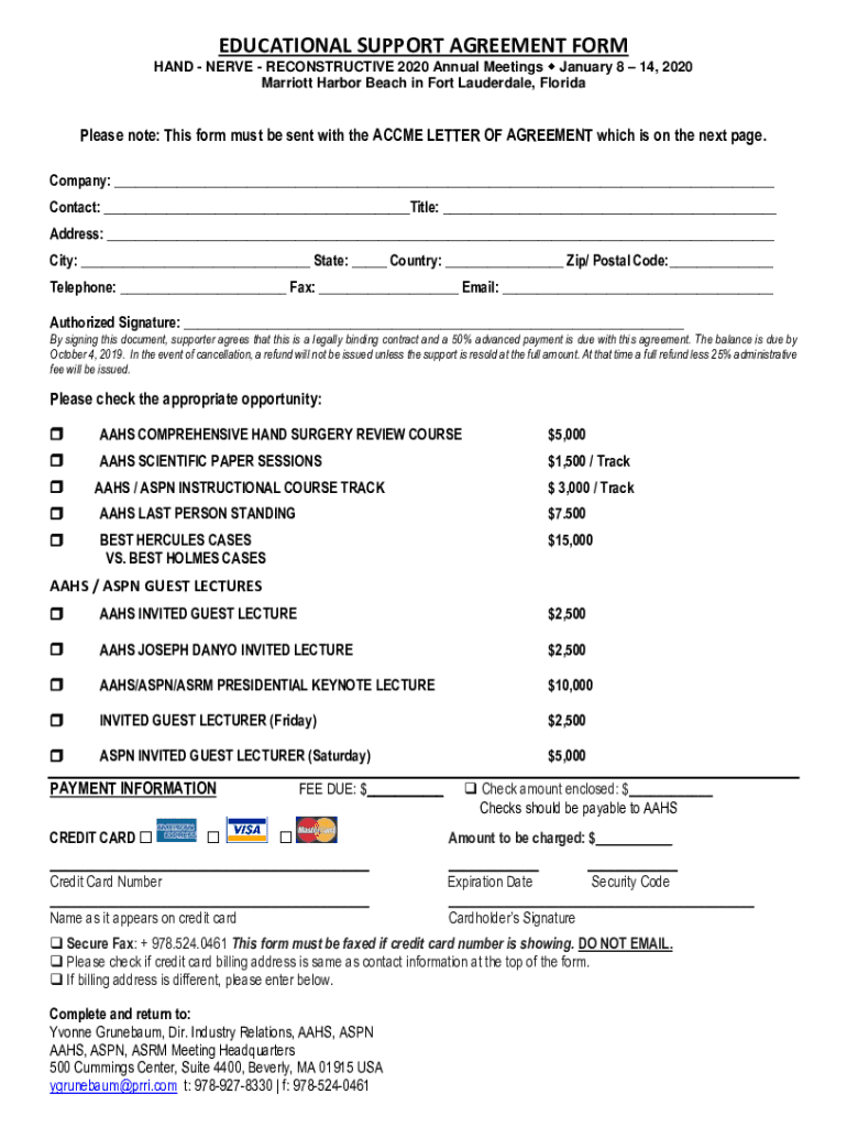 Fillable Online meeting handsurgery Marriott Harbor Beach Resort And ...