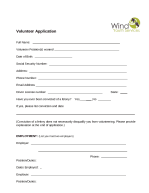 Volunteer Position(s) wanted Doc Template | pdfFiller