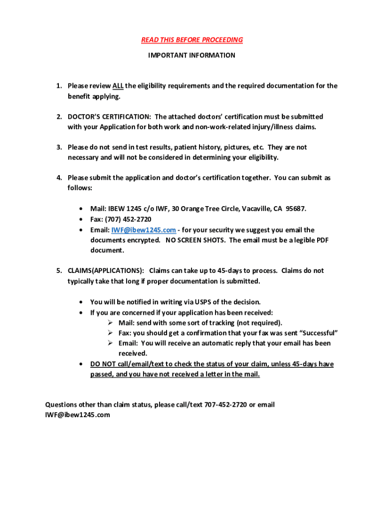 Fillable Online IWF-Application-and-Summary-of-B....pdf - IBEW1245 Fax ...