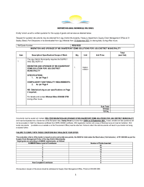 Fillable Online ugu gov REQ15525.pdf - Ugu District Municipality Fax Email Print - pdfFiller