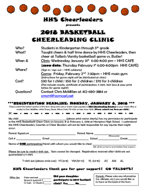 Fillable Online Varsity cheerleaders perform new routine at pep assemblyThe ... Fax Email Print ...