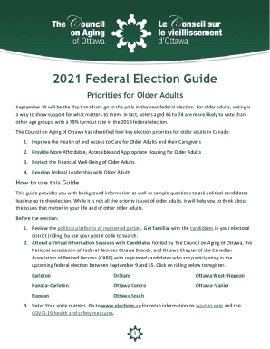 Fillable Online Elections Guide for Older Adults: How to Stay Safe ...