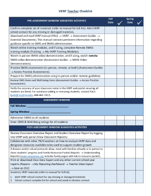 Fillable Online Virginia Kindergarten Readiness Program (VKRP) Results Fax Email Print - pdfFiller