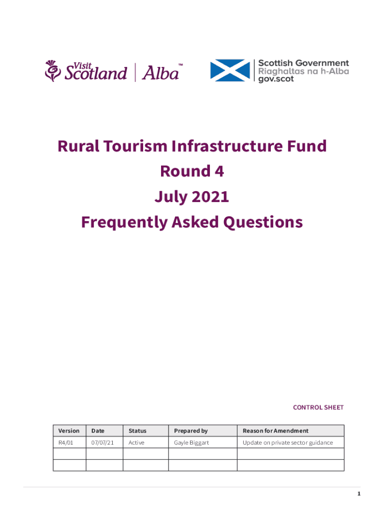 Fillable Online Rural Tourism Infrastructure Fund Criteria, Conditions ...