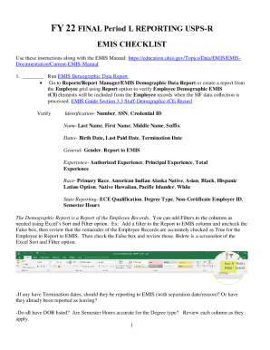 Fillable Online EMIS Data Collection Calendars - Ohio Department of ...