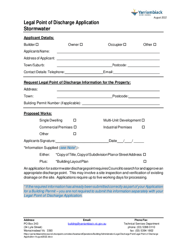 Fillable Online Sewage System Installation Permit Application Fax Email ...