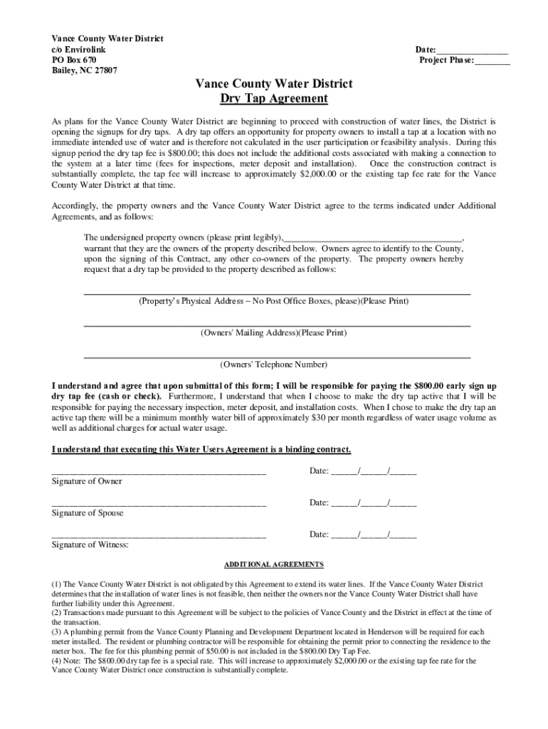 Fillable Online Welcome to the City of Henderson and Vance County, North ... Fax Email Print ...