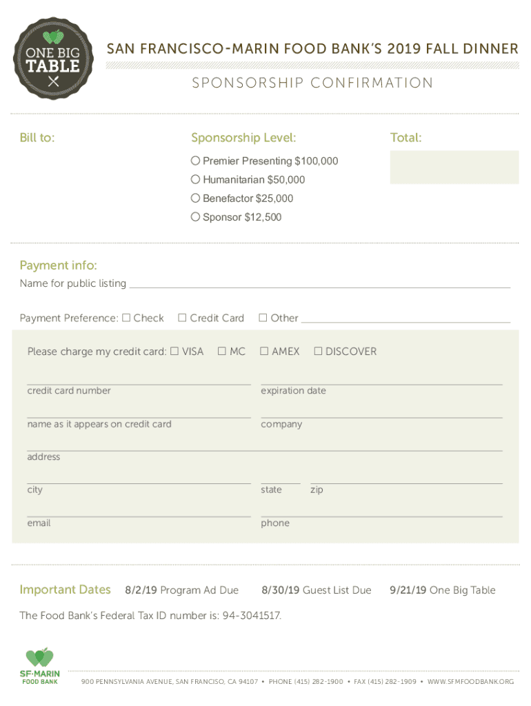 Fillable Online San Francisco-Marin Food Bank opens big San Rafael food ...