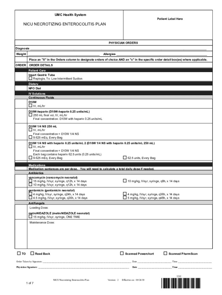 Fillable Online UMC Health System Fax Email Print - pdfFiller