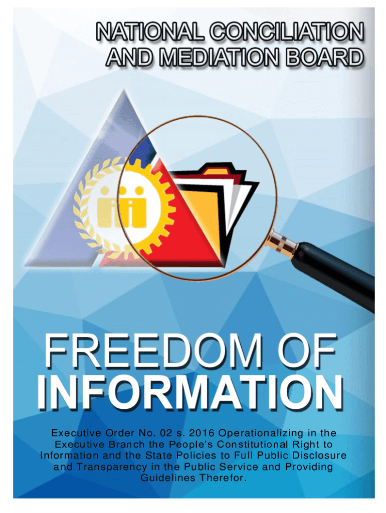 Fillable Online President Duterte Signs Executive Order on Freedom of ...