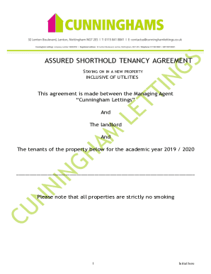 Fillable Online assured shorthold tenancy agreement - Amazon S3 Fax Email Print - pdfFiller