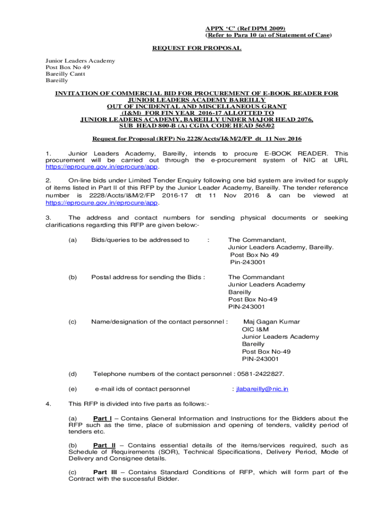 Fillable Online APPX 'C' (Ref DPM 2009) (Refer to Para 10 (a) of ...