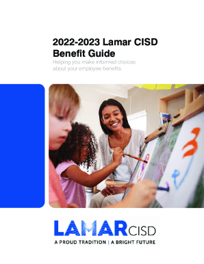 Fillable Online Benefits at a Glance - Lamar Consolidated ISD Fax Email ...