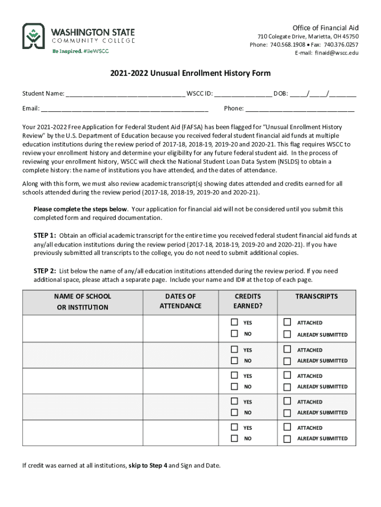 Fillable Online Your 2021-2022 Free Application for Federal Student Aid ...