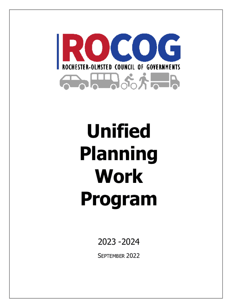 Fillable Online Unified Planning Work Program - Olmsted County Fax Email Print - pdfFiller