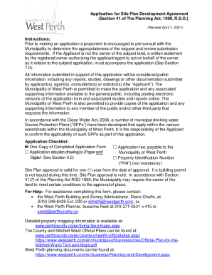 Fillable Online application for site plan approval - City of Hamilton ...